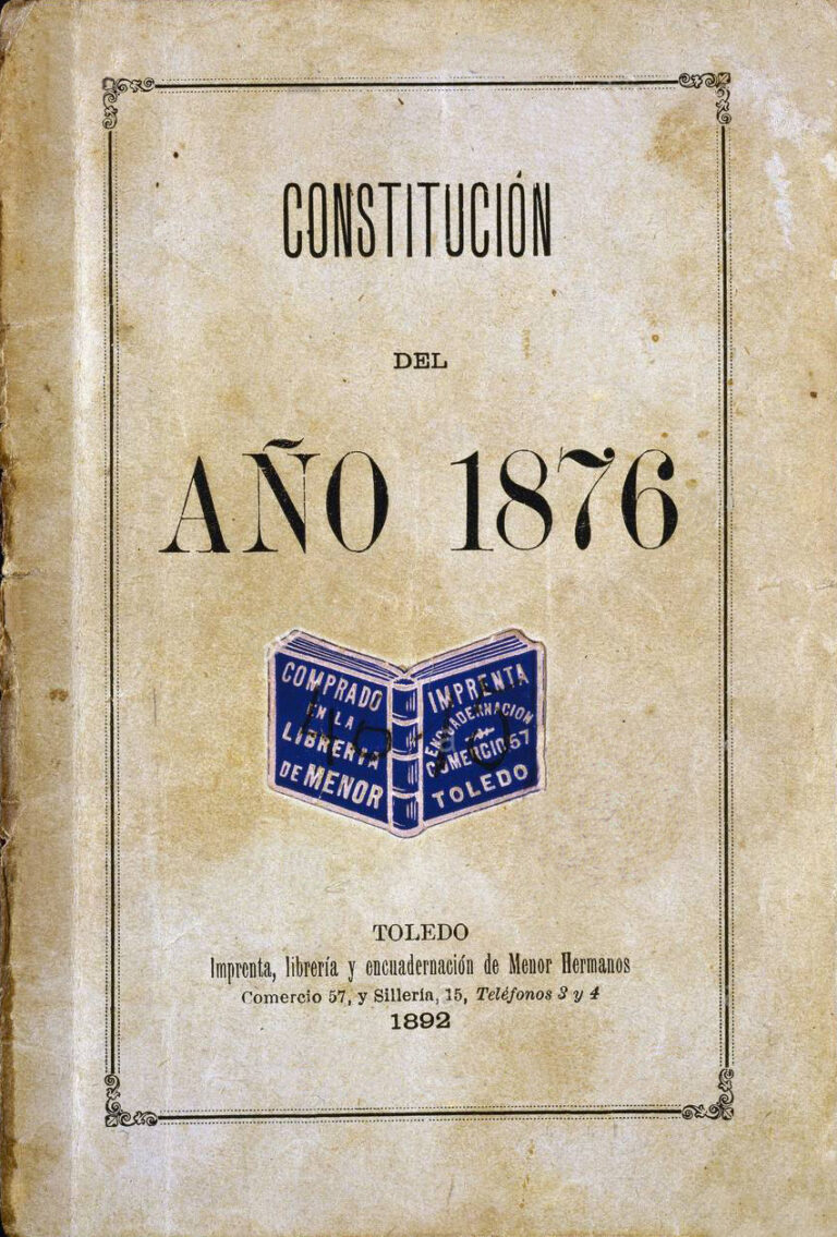 01- Constituciones Españolas Históricas – Archivo y Biblioteca